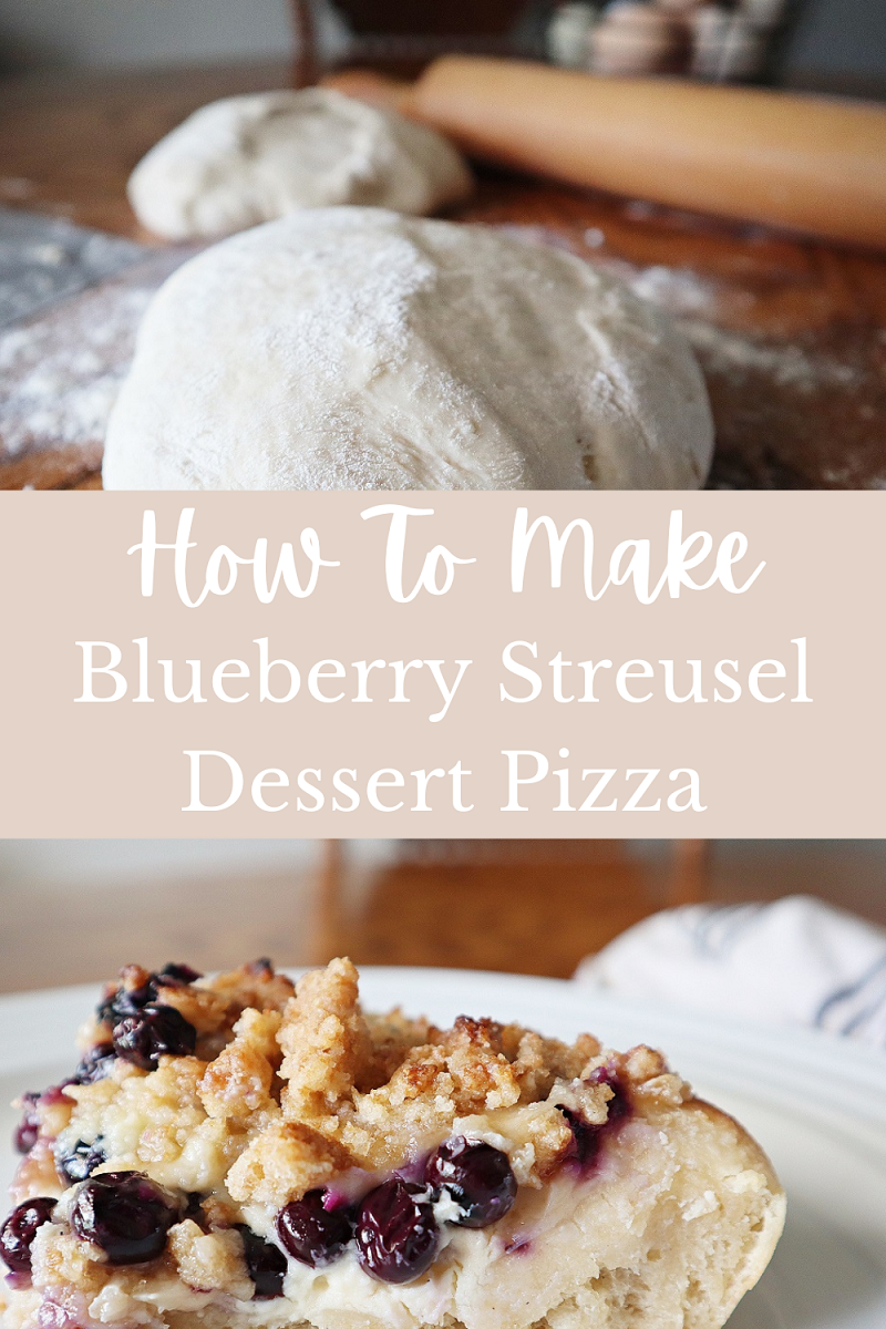 How to Make Blueberry Streusel Dessert Pizza - Simple, wholesome family ...